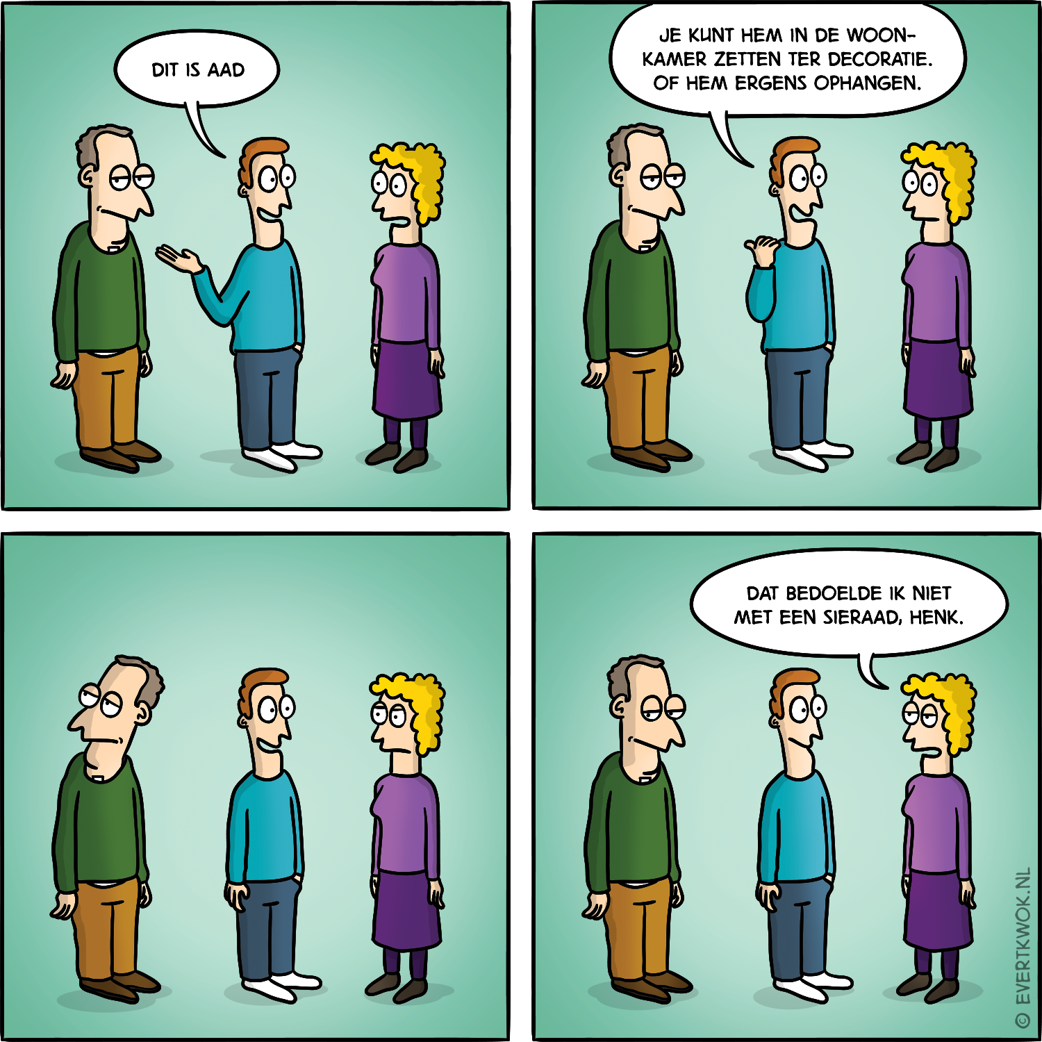 Stripje: Dit is Aad - Evert Kwok